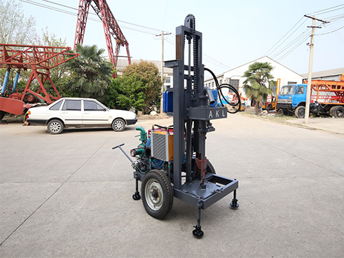 AKL-150Y Portable diesel engine hydraulic water drilling rig_